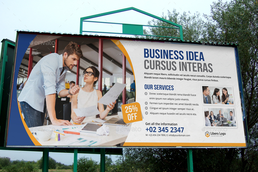 Billboard Signage Design v1, Print Templates | GraphicRiver