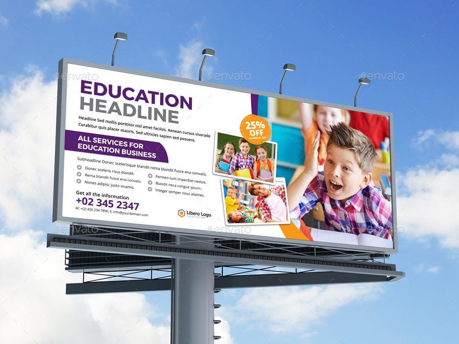 Billboard Signage Design v2, Print Templates | GraphicRiver