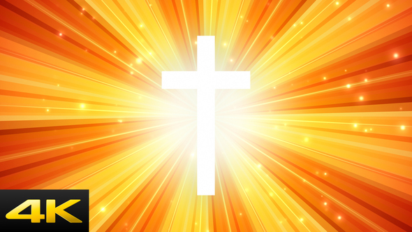 Sunburst Worship Cross, Motion Graphics | VideoHive