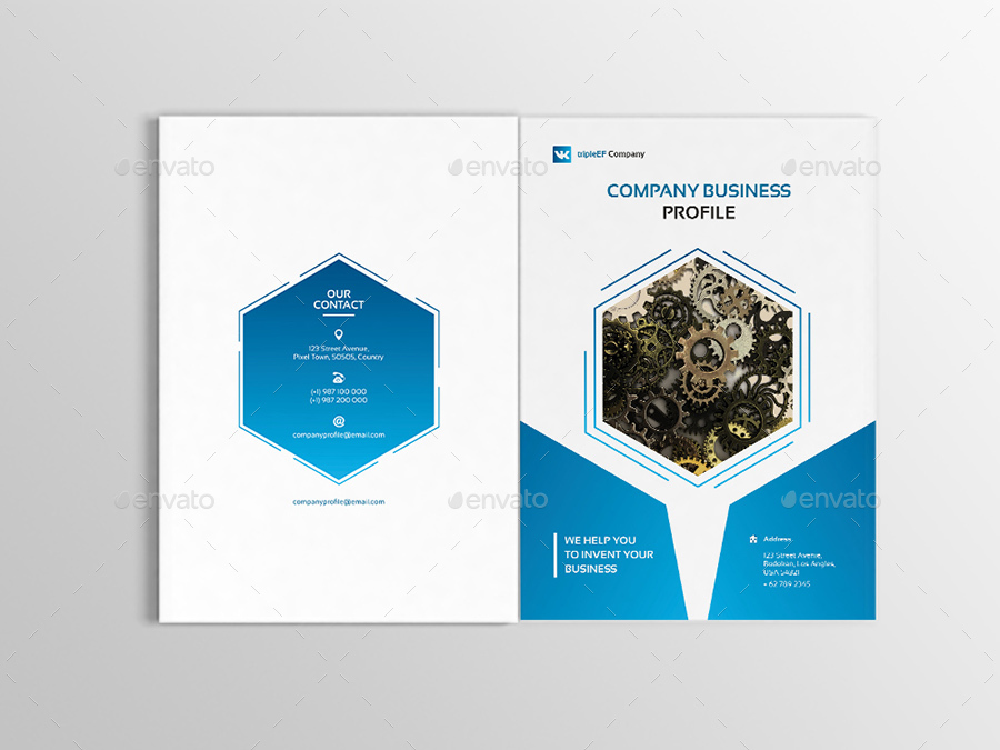Company Business Profile, Print Templates | GraphicRiver