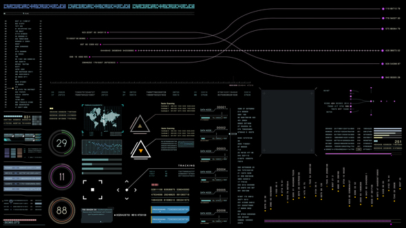 User Interface Head Up Display Elements, Motion Graphics | VideoHive