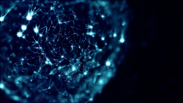 Blue Particles Background 2, Motion Graphics | VideoHive