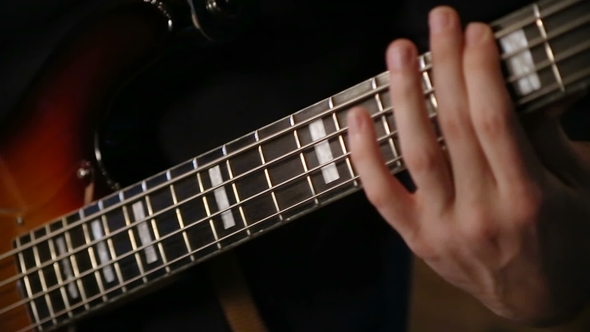 Bass Playing Rock n Roll, Stock Footage | VideoHive