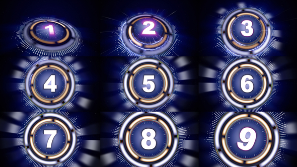 Modern Technology Top Ten Countdown Loop, 4k, Motion Graphics | VideoHive