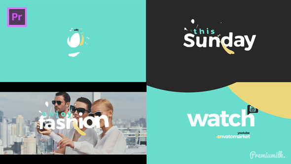 Broadcast Motion Shapes Essential Graphics | Mogrt, Premiere Pro Templates