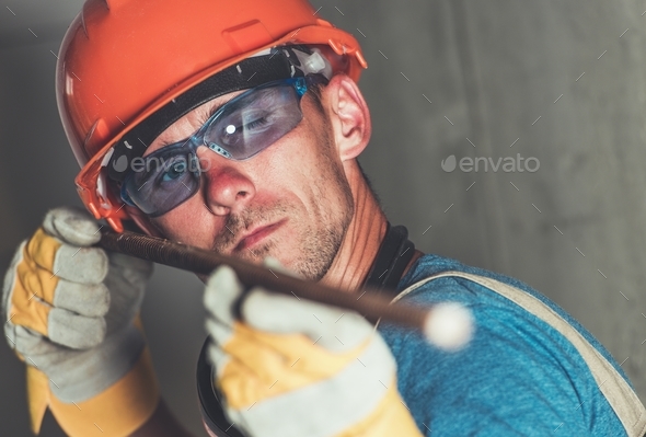Professional Construction Worker Stock Photo by duallogic | PhotoDune