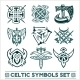 Set of Celtic Symbols Icons Vector, Vectors | GraphicRiver
