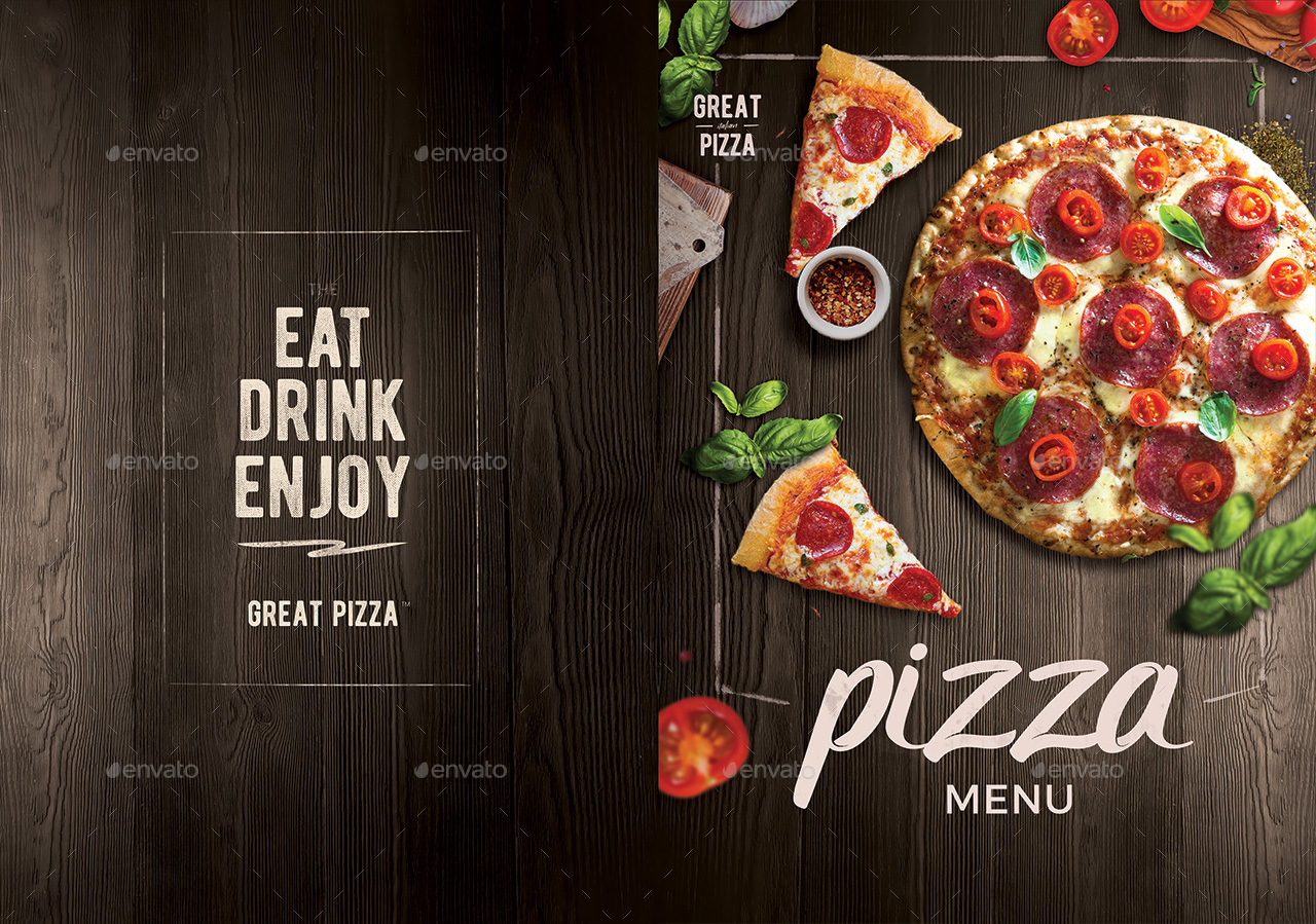 Pizza Menu, Print Templates | GraphicRiver