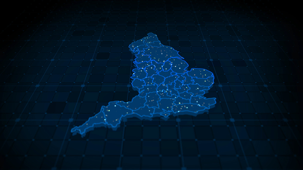 England Map, Motion Graphics | VideoHive