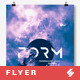 Form - Abstract Party Flyer / Poster Artwork Template A3, Print Templates