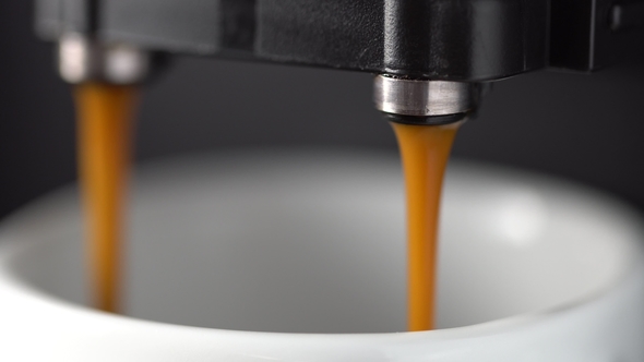 Process of Making Coffee in Espresso Machine, Stock Footage | VideoHive