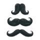 Comic Mustache Set, Vectors | GraphicRiver