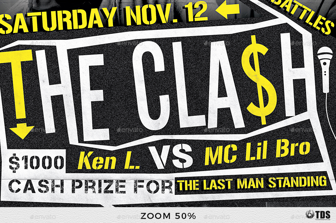 Freestyle Rap Battle Flyer Bundle V1, Print Templates | GraphicRiver