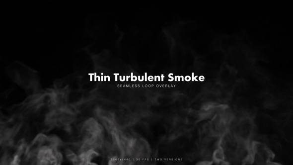 Thin Turbulent Smoke, Motion Graphics | VideoHive