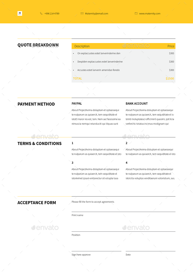 Brief Proposal Template, Print Templates | GraphicRiver