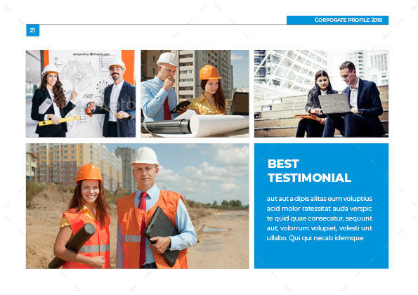 Corporate Profile Magazine, Print Templates | GraphicRiver