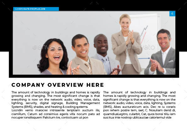 Corporate Profile Magazine, Print Templates | GraphicRiver