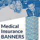 Medical Insurance Web Banners, Web Elements | GraphicRiver