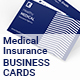 Medical Insurance Agency Business Cards, Print Templates | GraphicRiver