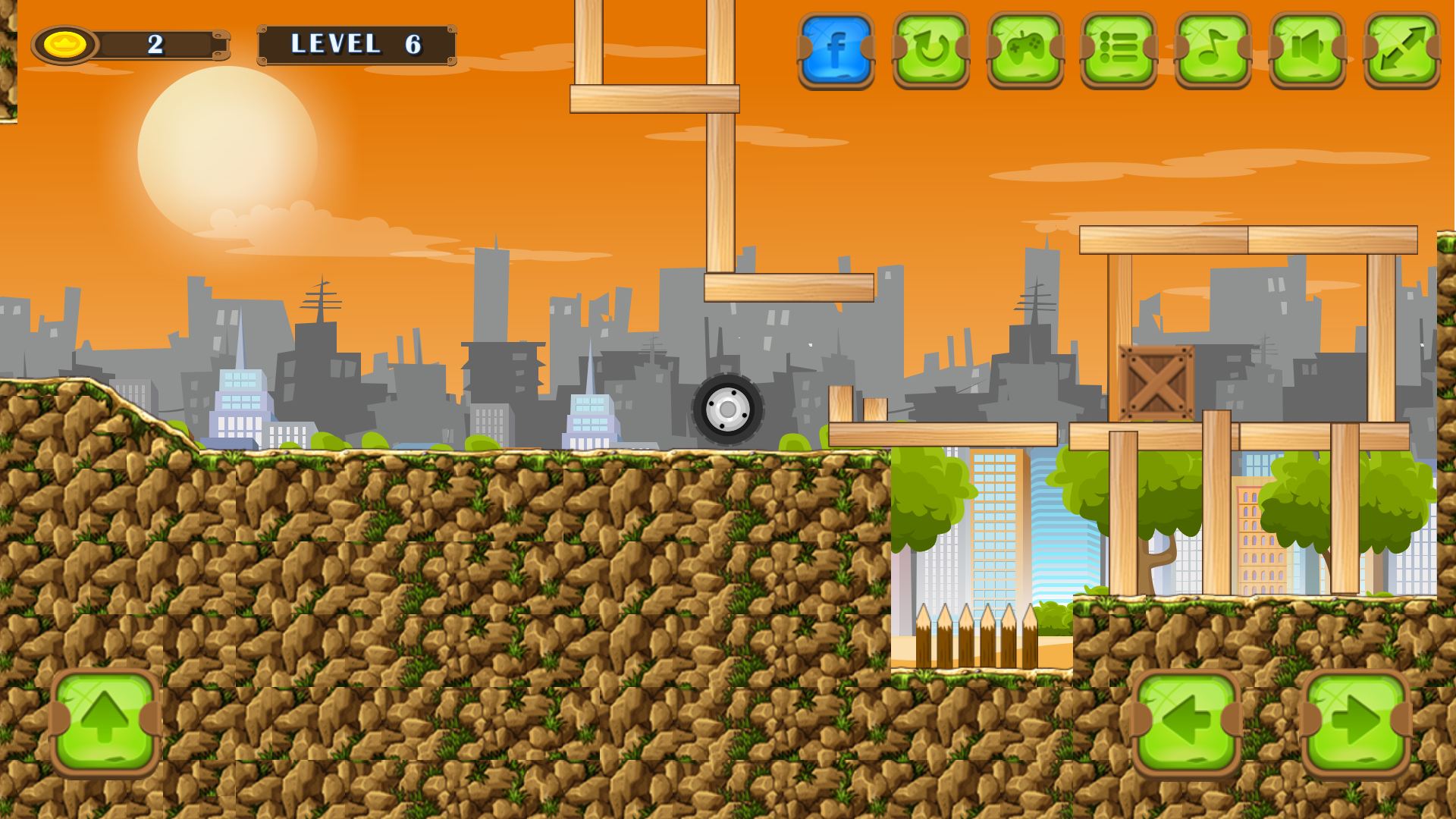 Car BackWheel - HTML5 Javascript game(Construct2 | Construct 3 both version included) by atlasplus