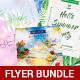 Summer Flyer Bundle, Print Templates | GraphicRiver