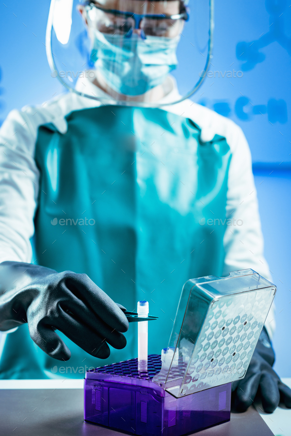 Cryo preservation lab dsc 1652 f1 Stock Photo by microgen | PhotoDune