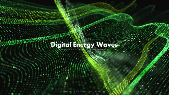Digital Energy Waves 2, Motion Graphics | VideoHive