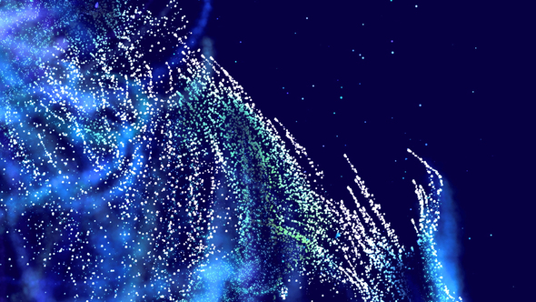 Flickering Blue Cinematic Background, Motion Graphics | VideoHive