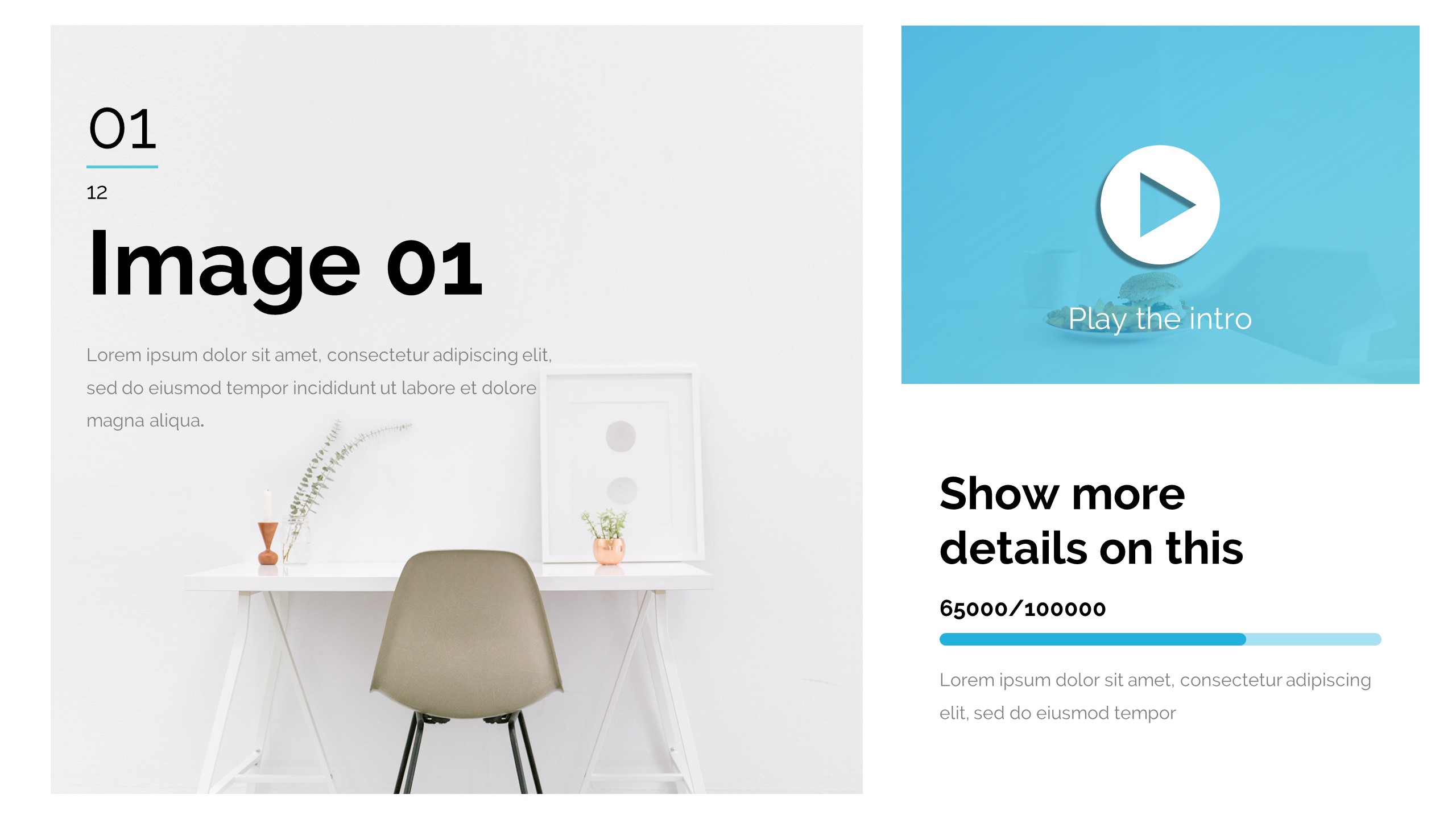 Bracket Minimal Design Powerpoint Template, Presentation Templates