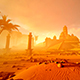 Ancient Pyramid In The Desert, Motion Graphics | VideoHive