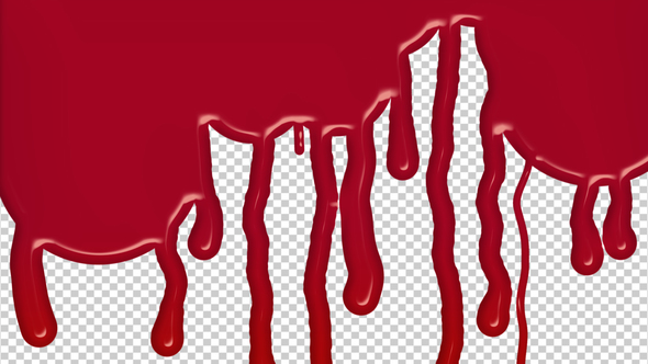 Blood Drops With Alpha channel, Motion Graphics | VideoHive