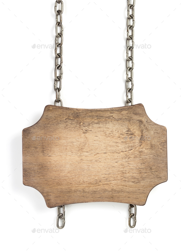 wooden sign board isolated on white Stock Photo by seregam | PhotoDune