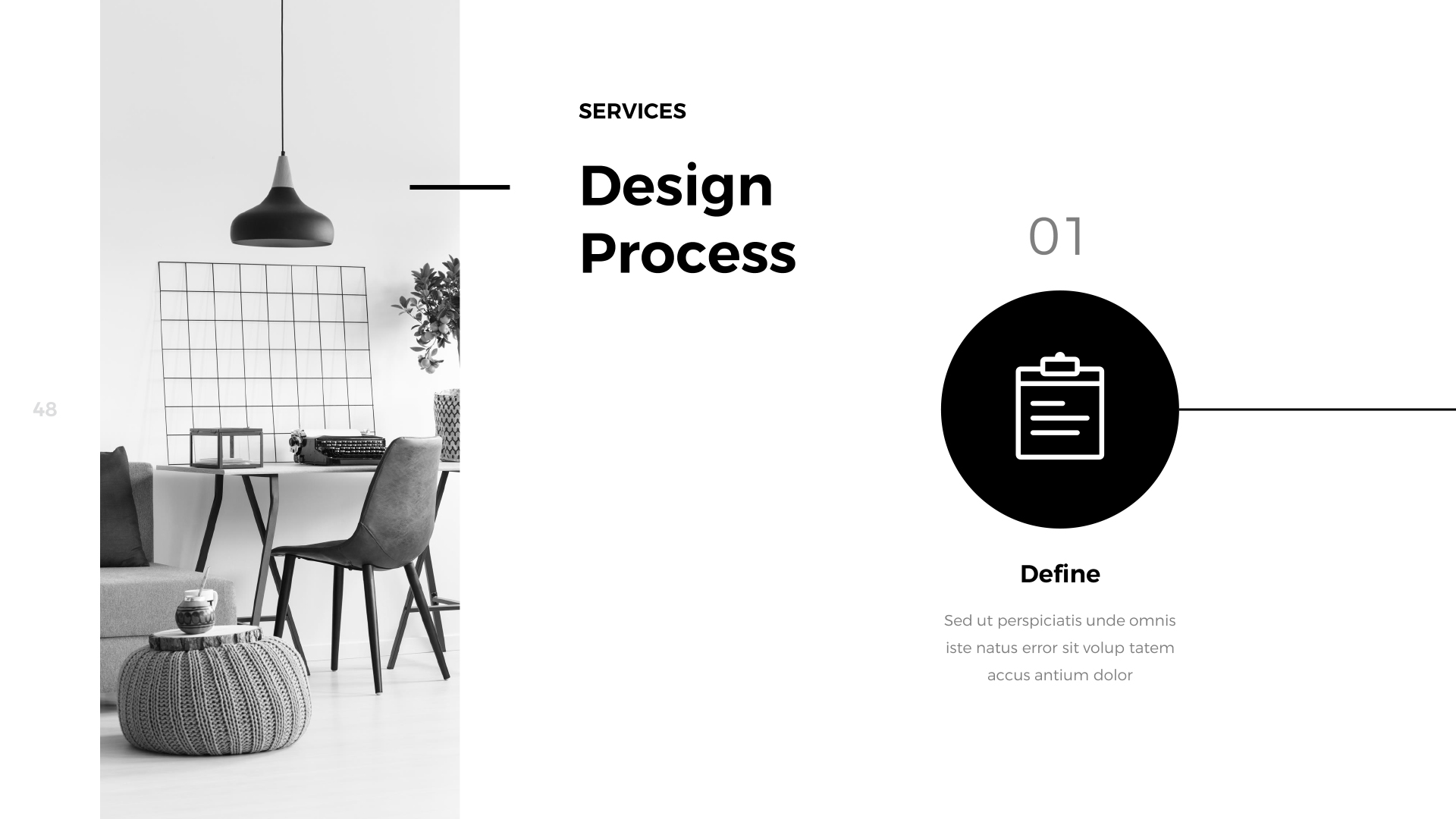 Studio Minimal Presentation Google Slides Template, Presentation Templates