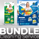 Cleaning Service Bundle, Print Templates | GraphicRiver