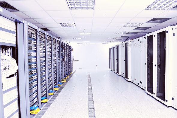 network server room Stock Photo by dotshock | PhotoDune