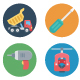 Construction Color Vector Icons Set, Icons | GraphicRiver