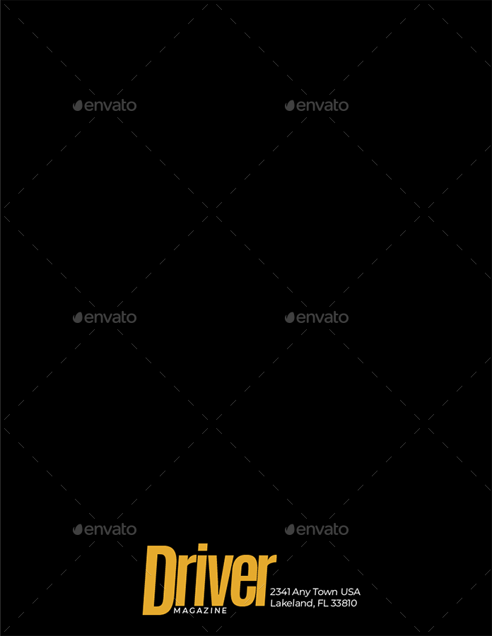 Driver Magazine, Print Templates | GraphicRiver