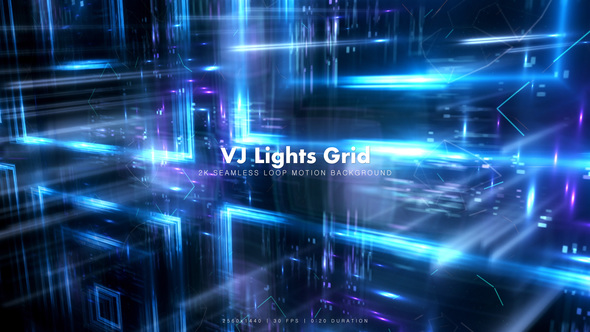 VJ Lights Grid 6, Motion Graphics | VideoHive