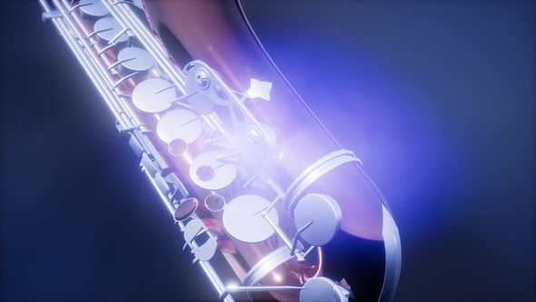 Golden Tenor Saxophone, Motion Graphics | VideoHive