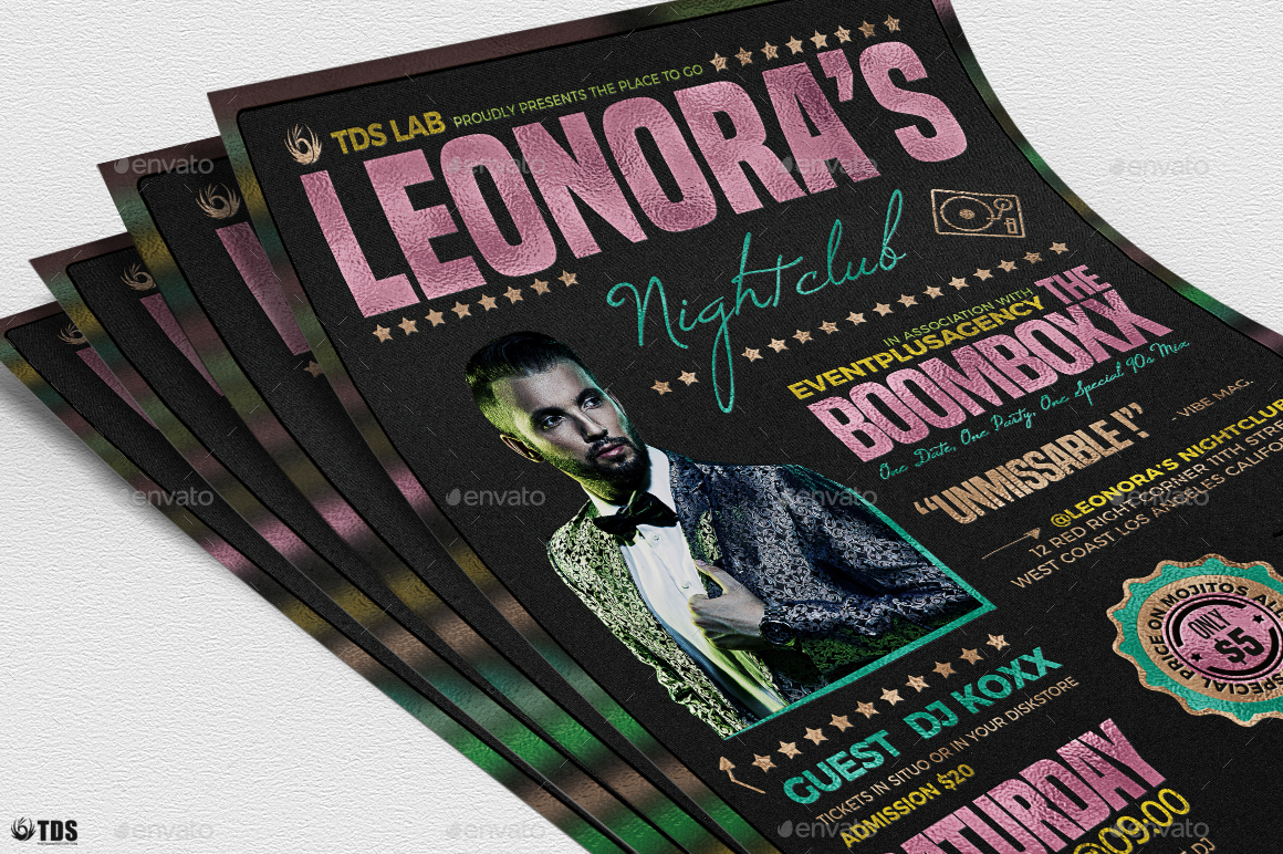Nightclub Promotion Flyer Template, Print Templates | GraphicRiver