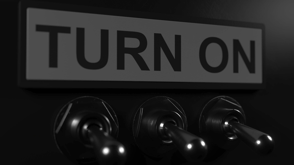 Turning on Toggle Switch, Motion Graphics | VideoHive