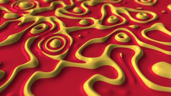 Liquid Red and Yellow Plastics, Motion Graphics | VideoHive