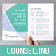 Counselling Service Flyer Template, Print Templates | GraphicRiver