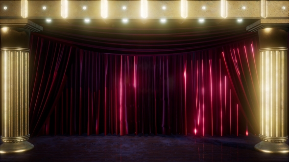 Velvet Curtain Stage, Motion Graphics | VideoHive