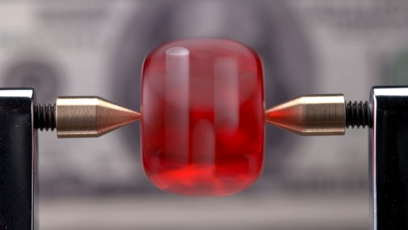 The Dice Are Spinning on the Balance Device so That the Game Is Fair by ...