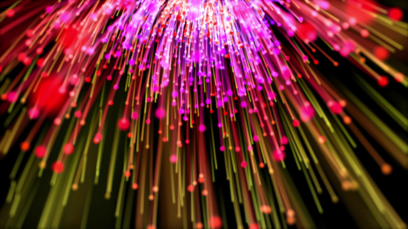 Colorful Light Particles, Motion Graphics | VideoHive