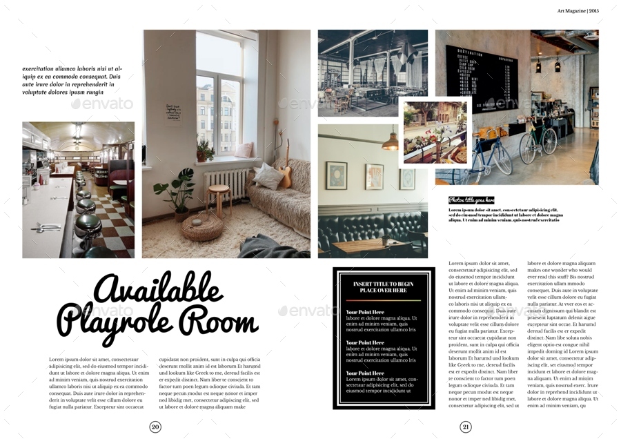 Art Magazine Template, Print Templates | GraphicRiver