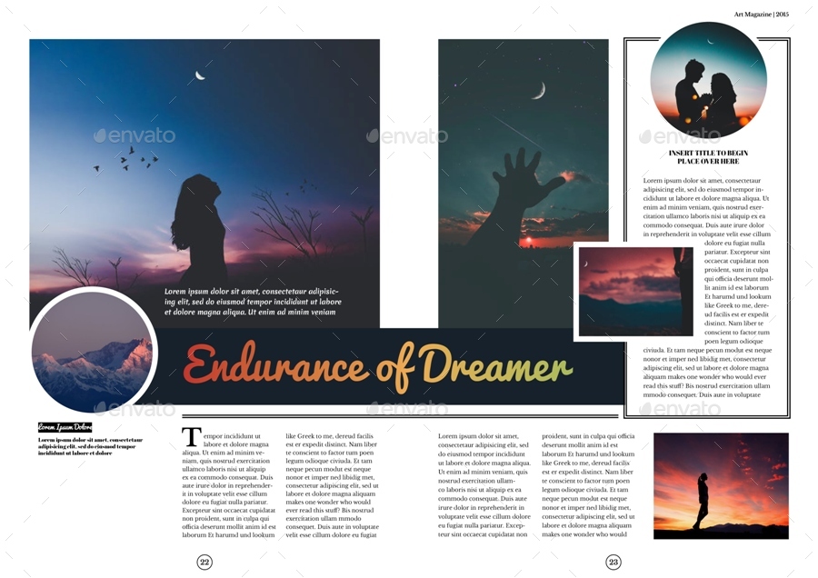 Art Magazine Template, Print Templates | GraphicRiver