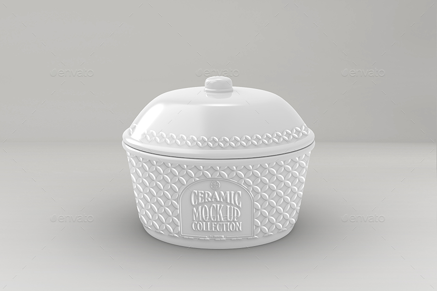 Ceramic Pot Packaging MockUp, Graphics | GraphicRiver