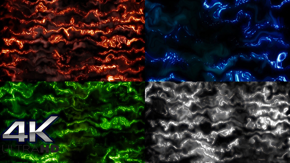 Beautiful Flowing Particles (Pack of 4), Motion Graphics | VideoHive